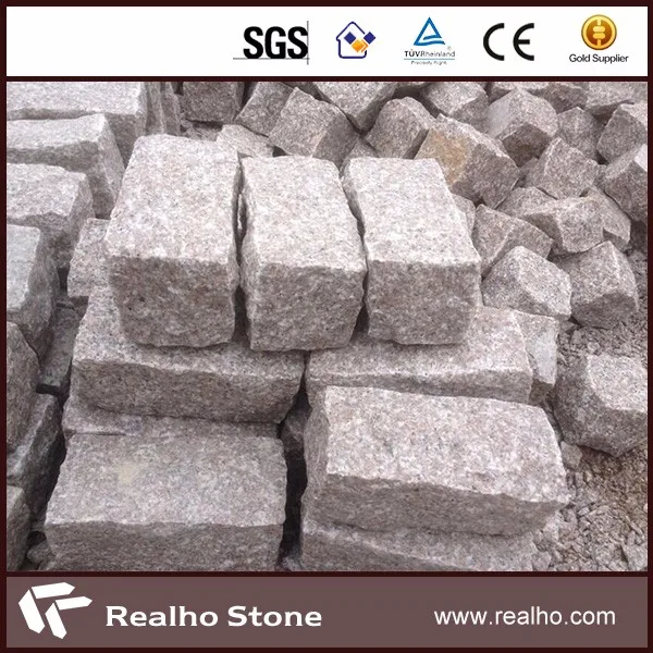 Pink Granite Belgium Blocks Paver For Landscape Using - Buy Belgium ...