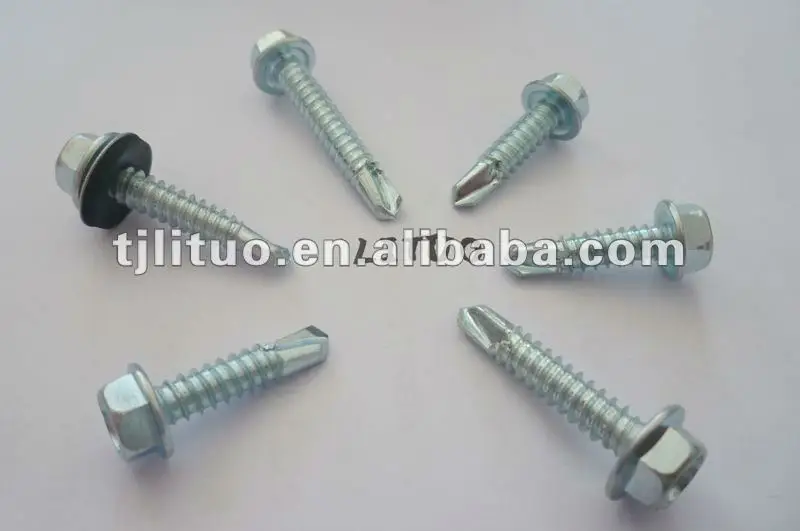 DIN7504K Self Drilling Roofing Screw - Hex Head Ruspert Coating