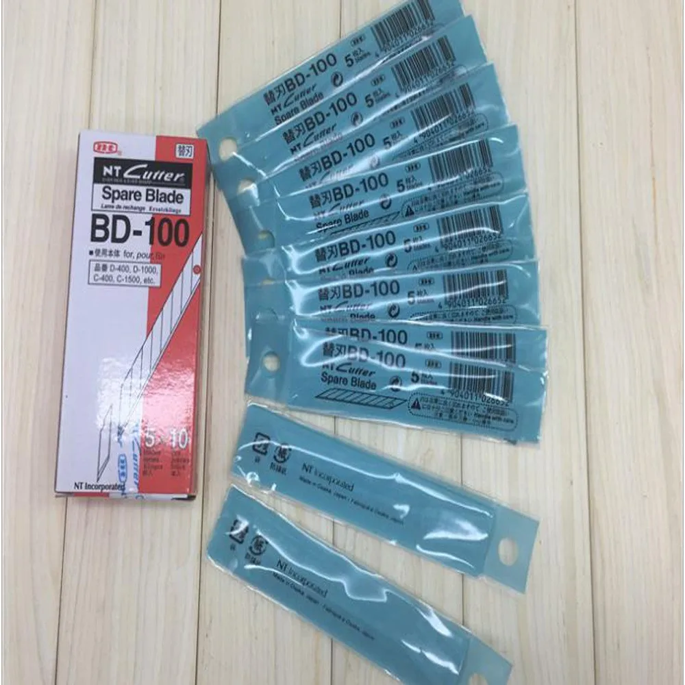 Japan Nt Cutter Spare Replacement Blade Bd-100 Small Art Blade 9mm 30 ...