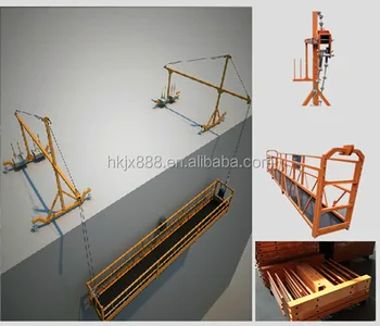 Building Maintenance Window Cleaning Gondola For High-rise Buildings ...