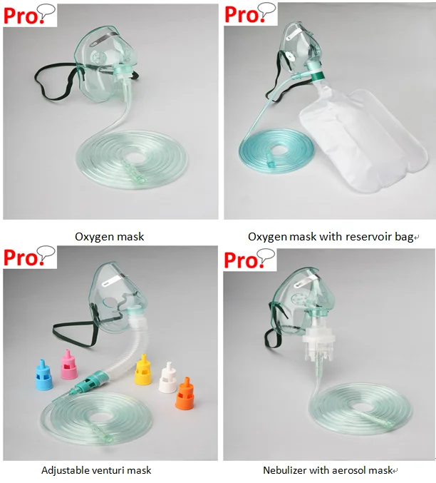 Hospital First Aid Multi Vent Mask With Two Diluters 7'tube - Buy ...