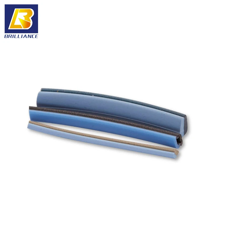 Extruded Epdm Rubber d Shape Sealing Profile,silver Aluminum Silicone ...