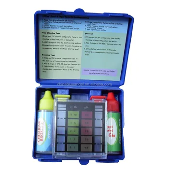3 Way Pool And Spa Water Test Kit For Free Chlorine,Ph,Bromine - Buy 3 ...