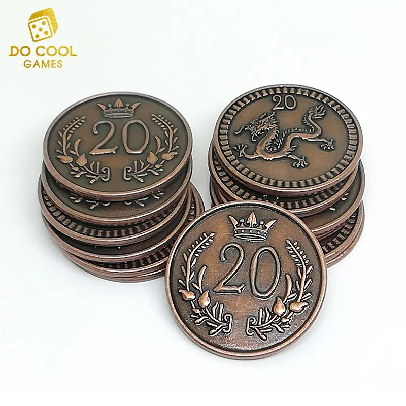 Promotional Metal Custom Dollar Metal Token For Board Game - Buy Metal ...