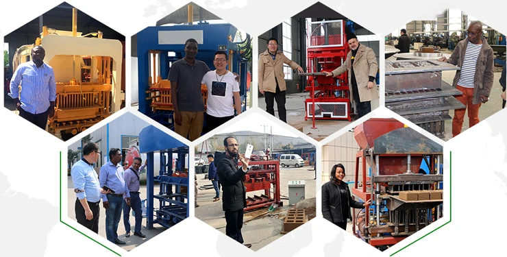 Block Machine Automatic Concrete Pavement Block Zigzag Brick Making ...