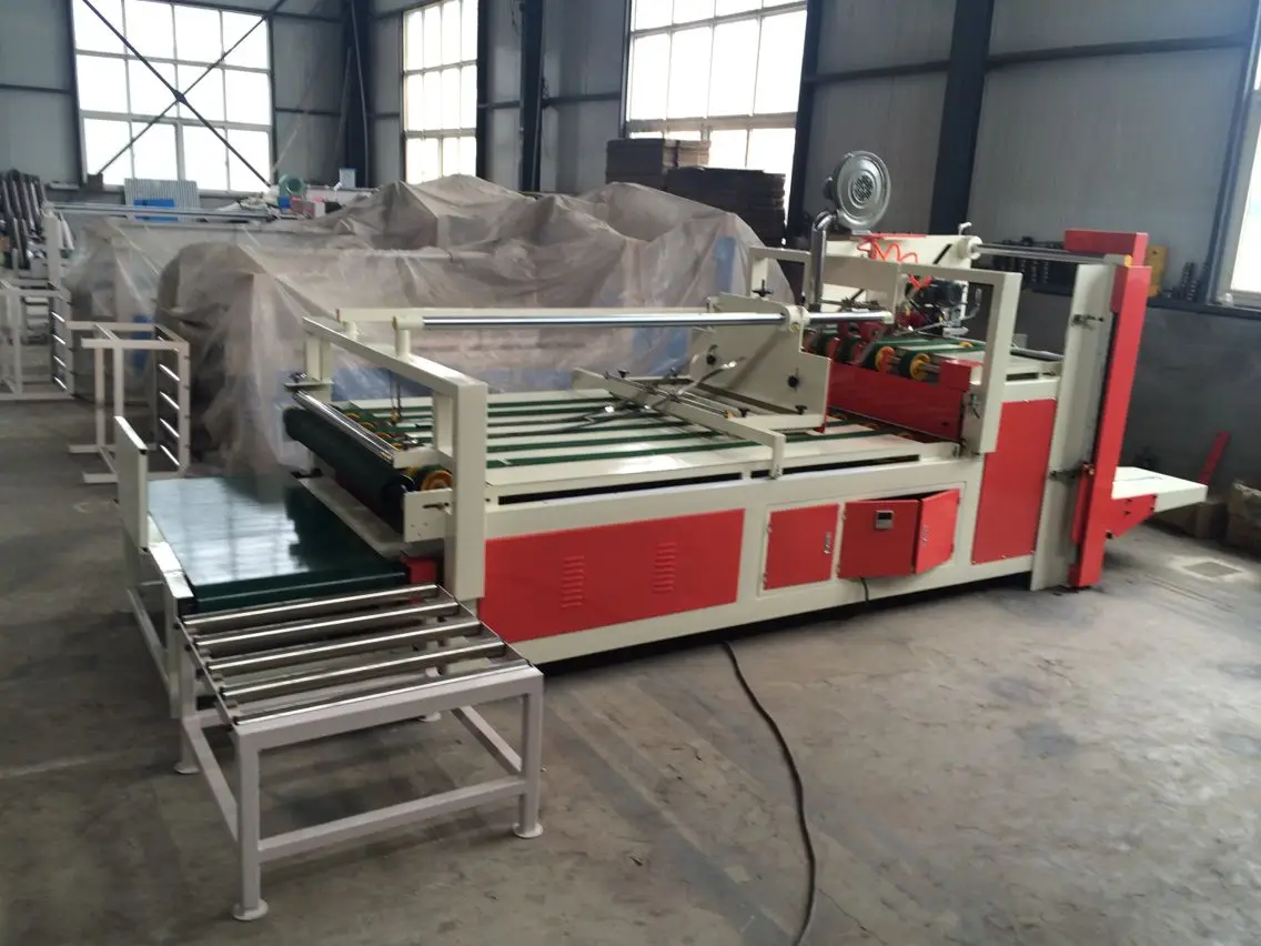 Semi Automatic Corrugated Carton Box Folder Gluer Machine - Buy Paper ...