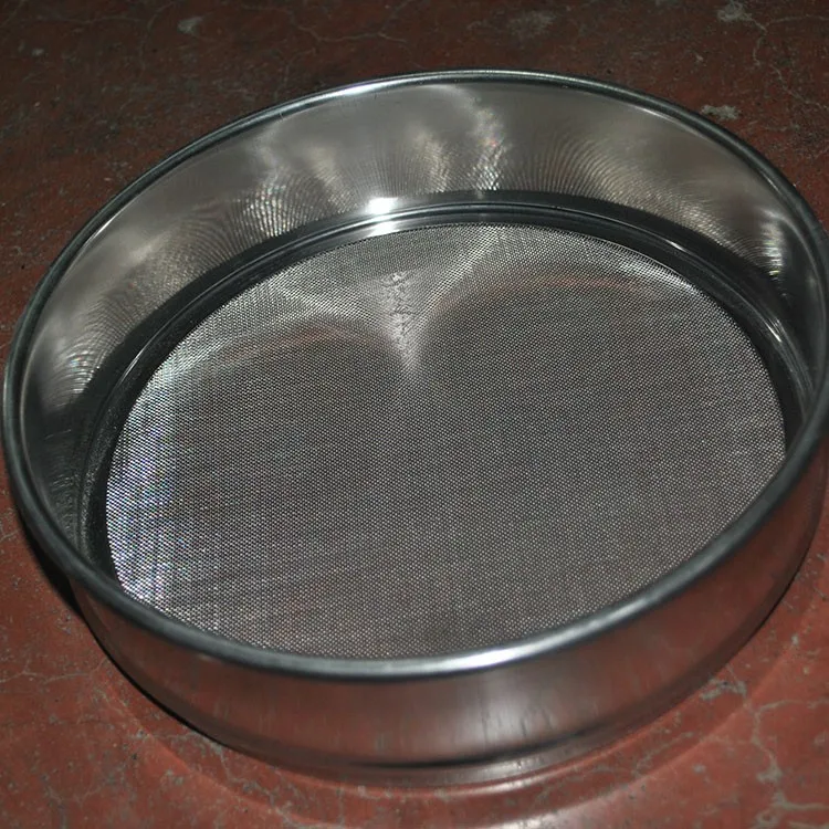 500mm Diameter 600 Micron Mesh Stainless Steel Wire Mesh Test Sieve