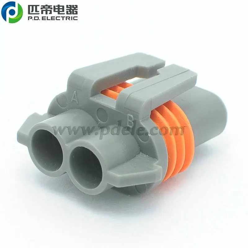 Delphi 2 Way Gray Sealed Female Housing Plug Waterproof Auto Electric ...