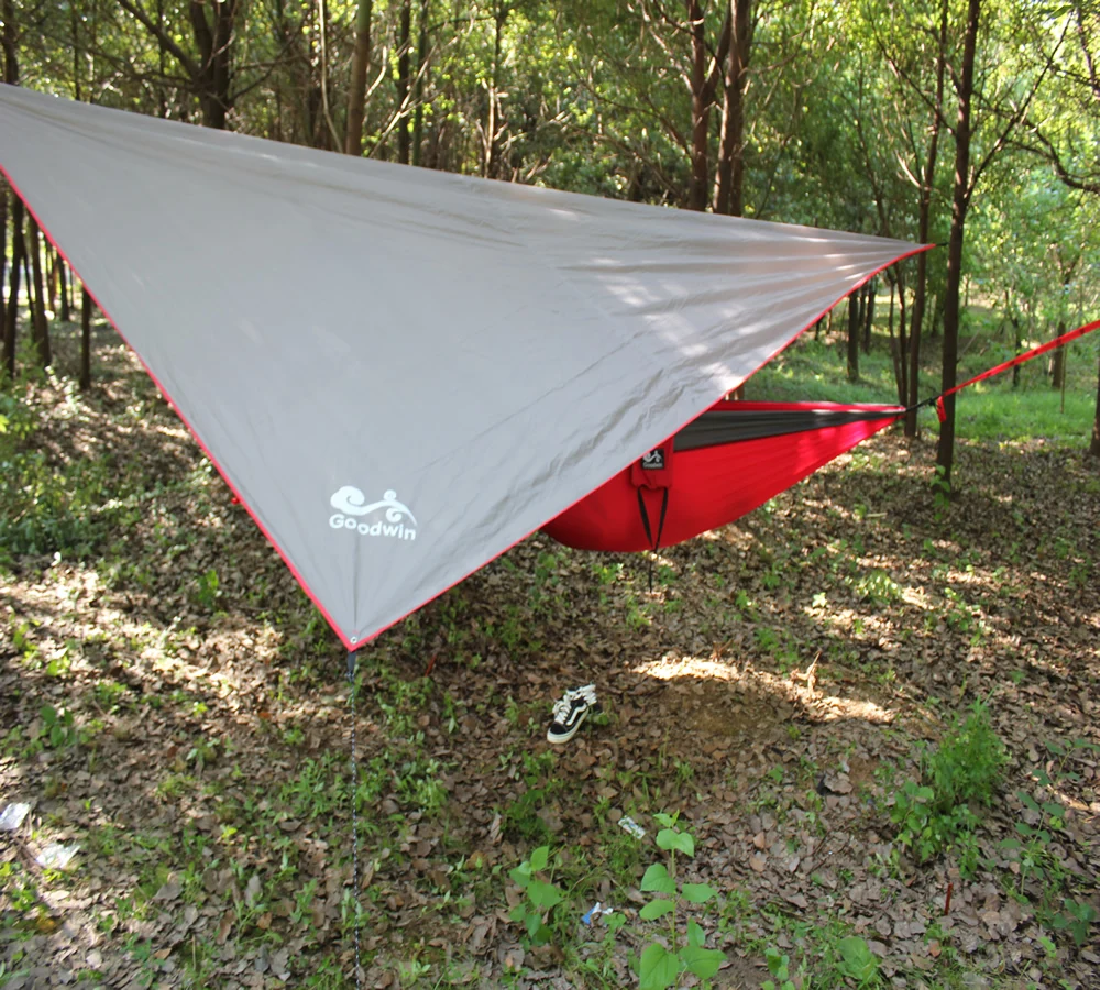 Hammock Rain Fly Tent Tarp: Diamond Ripstop Nylon Water Proof ...