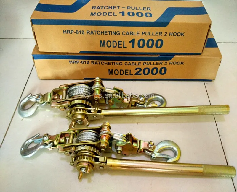 3 Ton Heavy Duty Ratchet Cable Puller with Steel Wire Rope