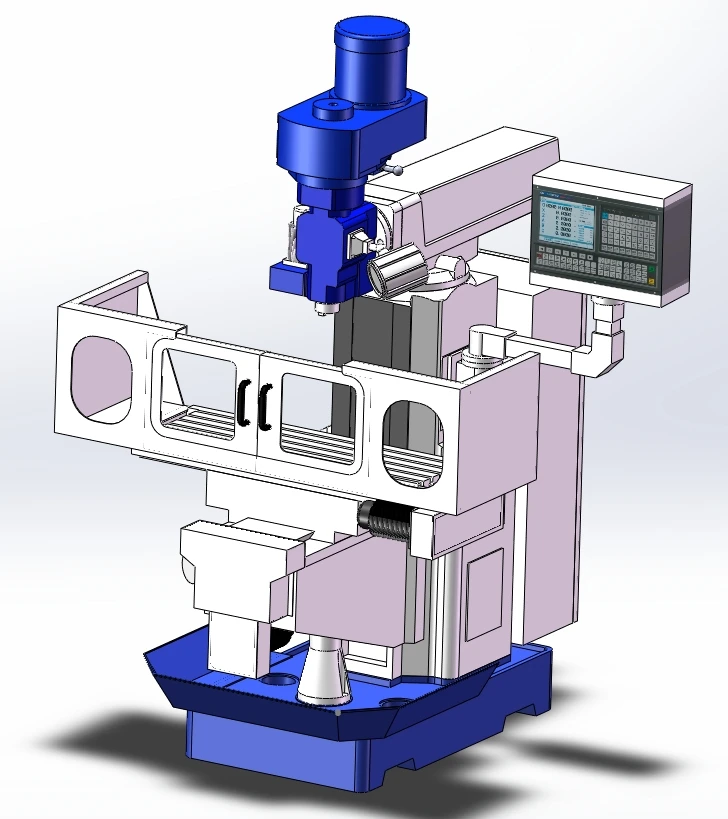 Xkw7130 China Bed Type 3 Axis Cnc Vertical Milling Machine For Sale ...