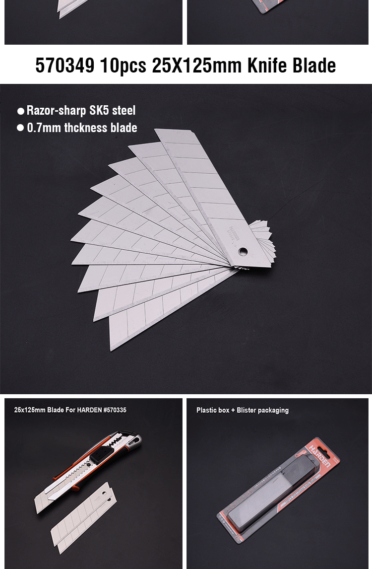Decoration Tools 10pcs 65mn Metal Utility Cutting Scraper Blade - Buy ...