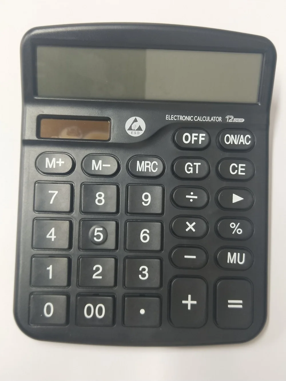 Antistatic Dual Power 12 Digits ESD Calculator for Cleanroom