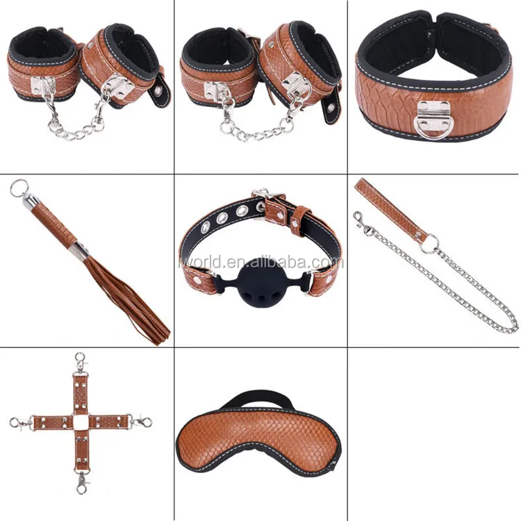 Luxury Scale Pattern Bdsm Bondage Pack Of 8 Sm Female Sex Bondage ...