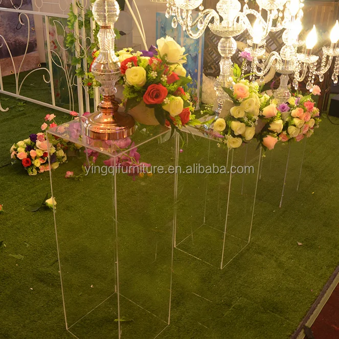 Clear Acrylic Wedding Decorative Columns - Buy Clear Acrylic Wedding ...