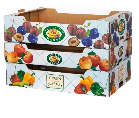 Custom Fruit Carton Corrugated Packaging Box Printing