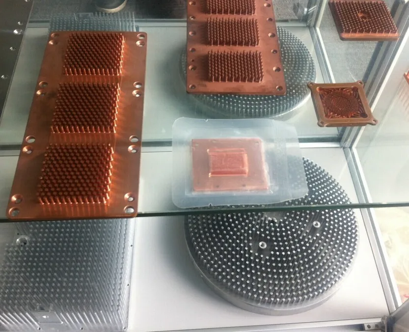 Black Anodized Aluminum Cold Forging Pin Fin Heatsink - Buy Pin Fin ...