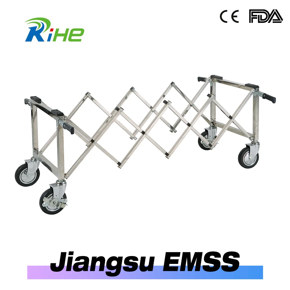 Foldable Funeral Removal Casket Stretcher Heavy Duty Church Truck ...