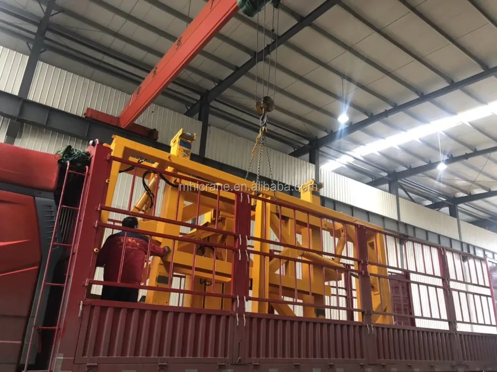 MHICRANE 20ft Hydraulic Container Tilter - Efficient Loading