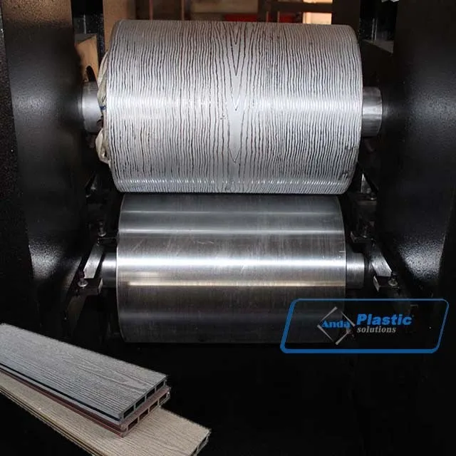 2 rollers WPC wood grain embossing machine Products from Zhangjiagang ...