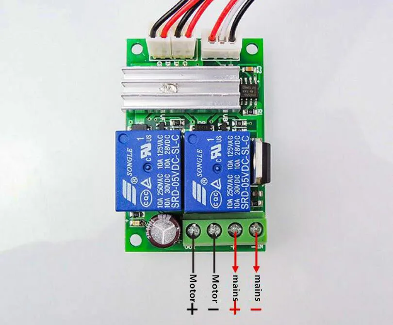 Taidacent 6v 12v 24v 3a Forward And Reversible Dc Motor Control With ...