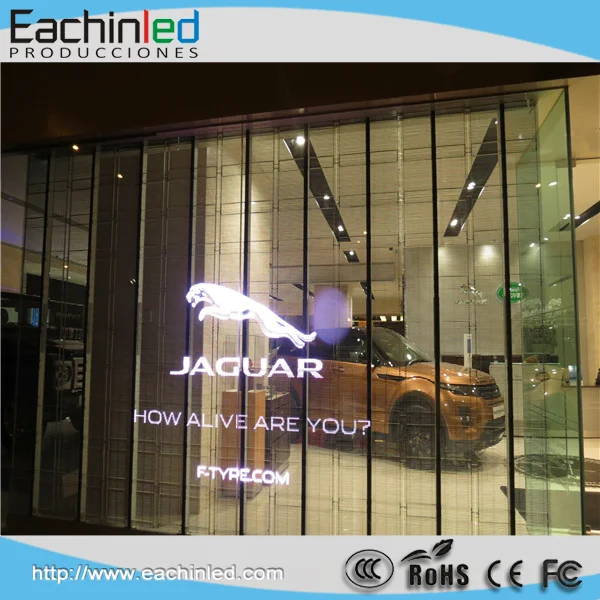 China Transparent Outdoor Led Screens For Advertising Glass Wall ...