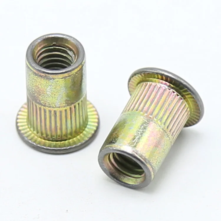 Flat Head Brass M8 M6 M2 Blind Aluminum Rivet Nut - Buy Rivet Nut ...
