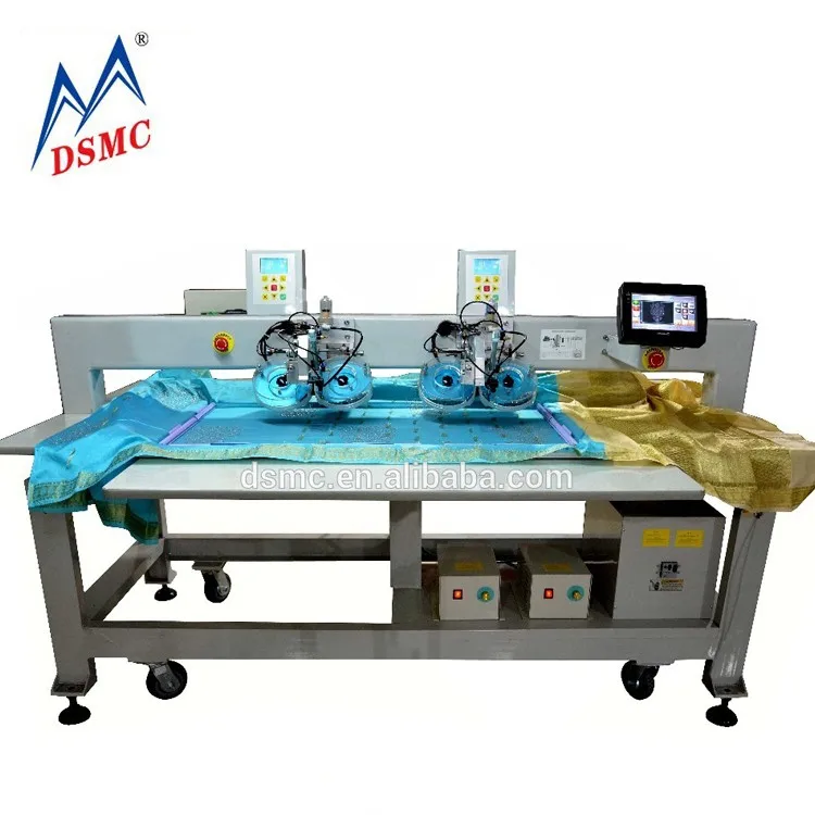 High Quality 2 Heads 4 Plates Automatic Rhinestone Machine