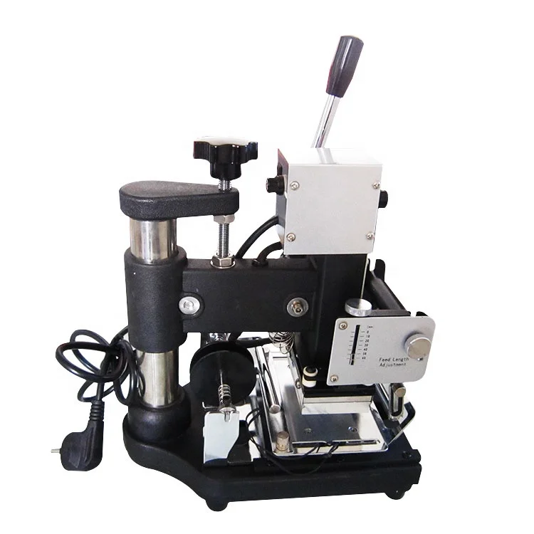 Customized Brass Letters Logo Stamps Pu Leather Embossing Machine For ...