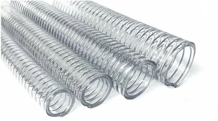 Pvc Spring Spiral Steel Wire Reinforced Hose/pipe/tubing - Buy Pvc Hose ...