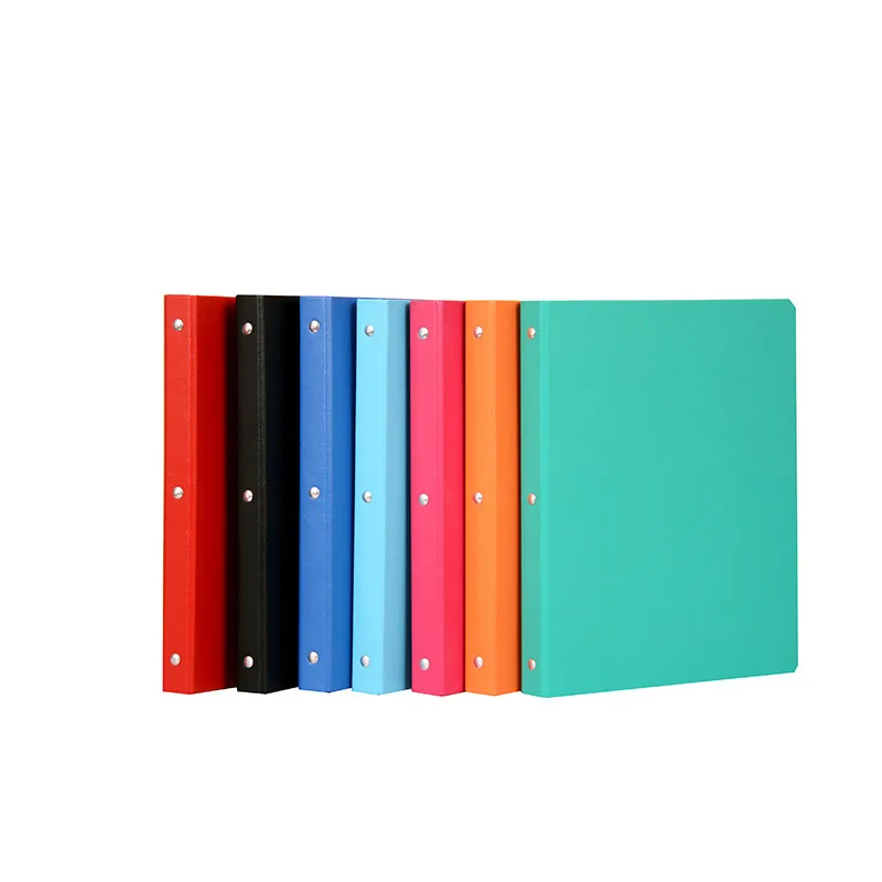 Hot Sale Rainbow Color Spiral Bound File Folder A4 Size Refillable Ring ...