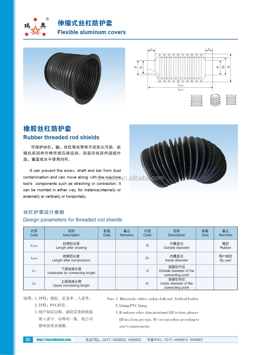 Protective Rod Shields for Threaded Rods - Durable Covers