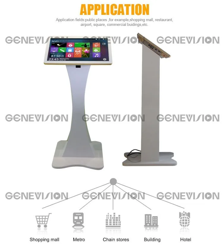 21.5inch Fhd Touch Screen Podium Android Touch Table All-in-one Query ...