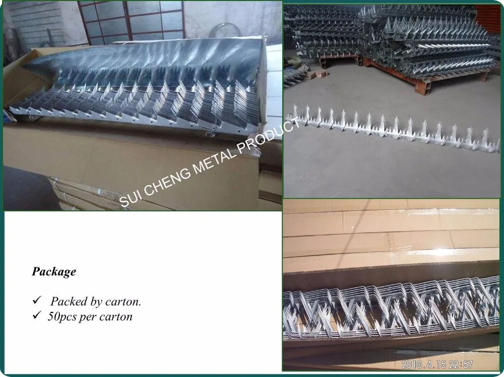 Guangzhou Factory Anti Climb Razor Wall Spikes - Secure & Durable
