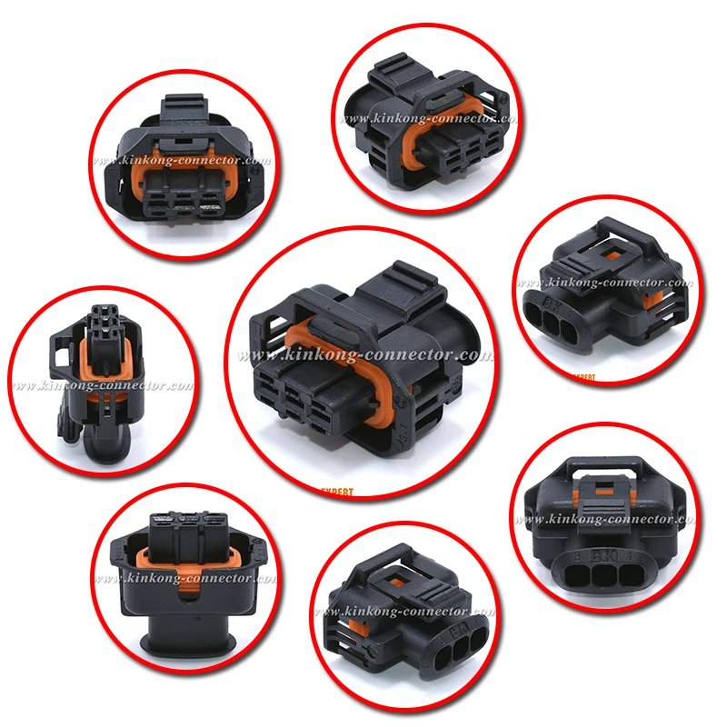 3 Pin Female Waterproof Cummins High Pressure Fuel Rail Sensor ...