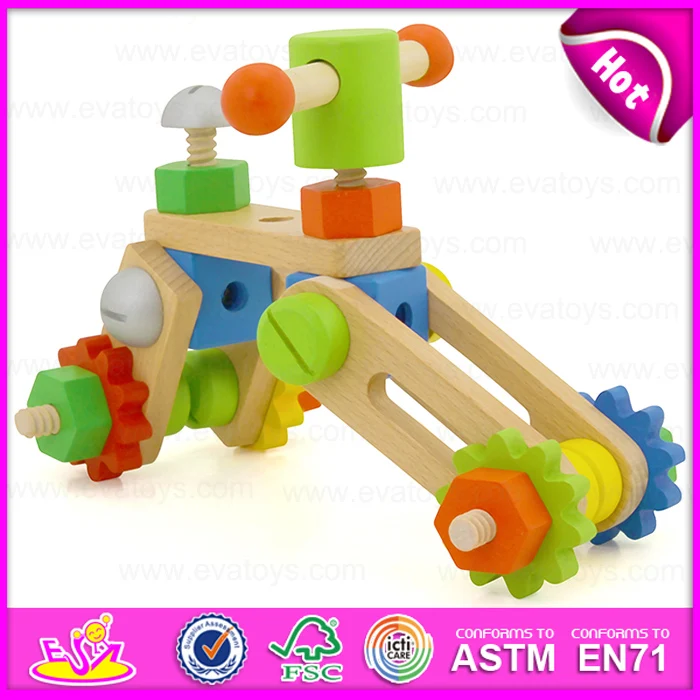 Pretend Play Baby Wooden Screw Toys Set,Educational Wood Screw Toys For ...