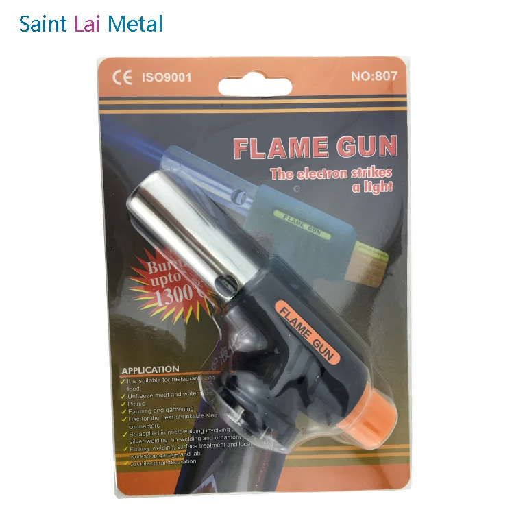 Gas Torch Burner Lighter Jet Flamethrower Bbq Lighter House Flame Gun ...