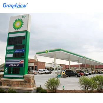 Outdoor Canopy Fascia Gas Station Client Design Lighting Strip ...