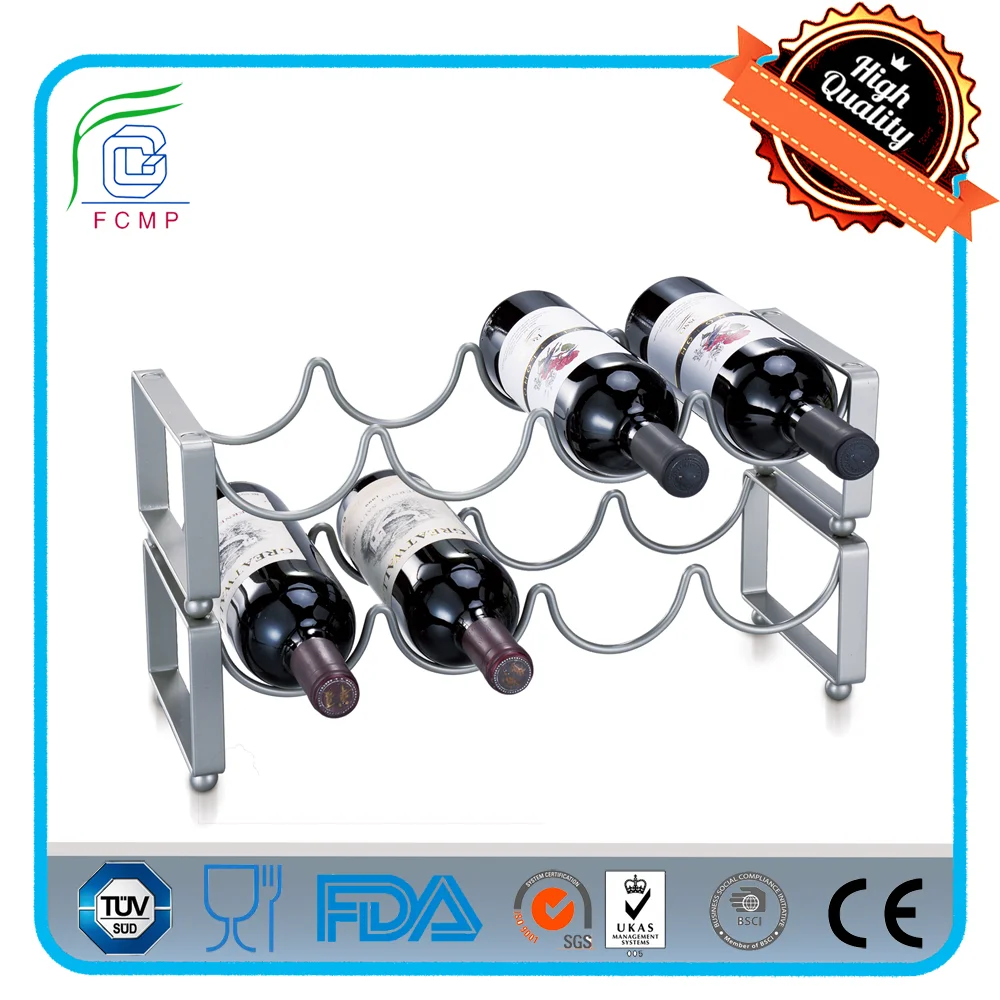 Eco-friendly Stainless Steel Wine Bottle Holder - Buy Metal Wine Bottle ...