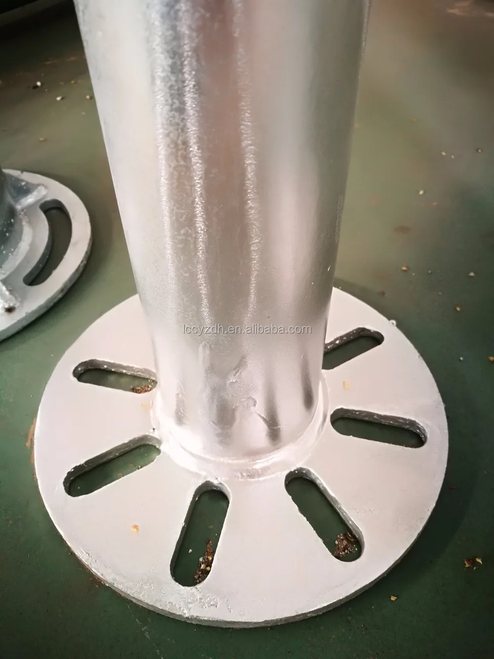 Galvanized Steel Flag Pole Ground Screw Helical Pile - Buy Galvanized ...