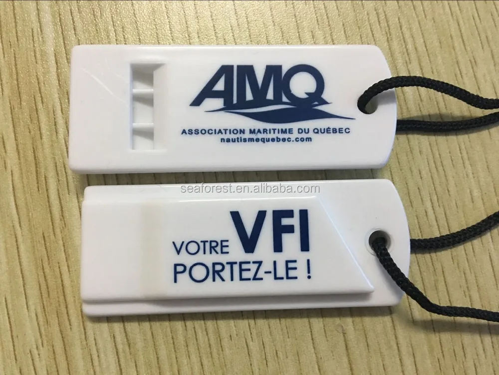 Custom Logo Print Plastic Whistles - Ideal for Sports & Events