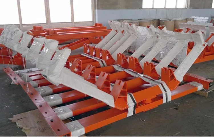 Conveyor Belt Roller Frame For Rubber Belt Conveyor - Buy Frame For ...