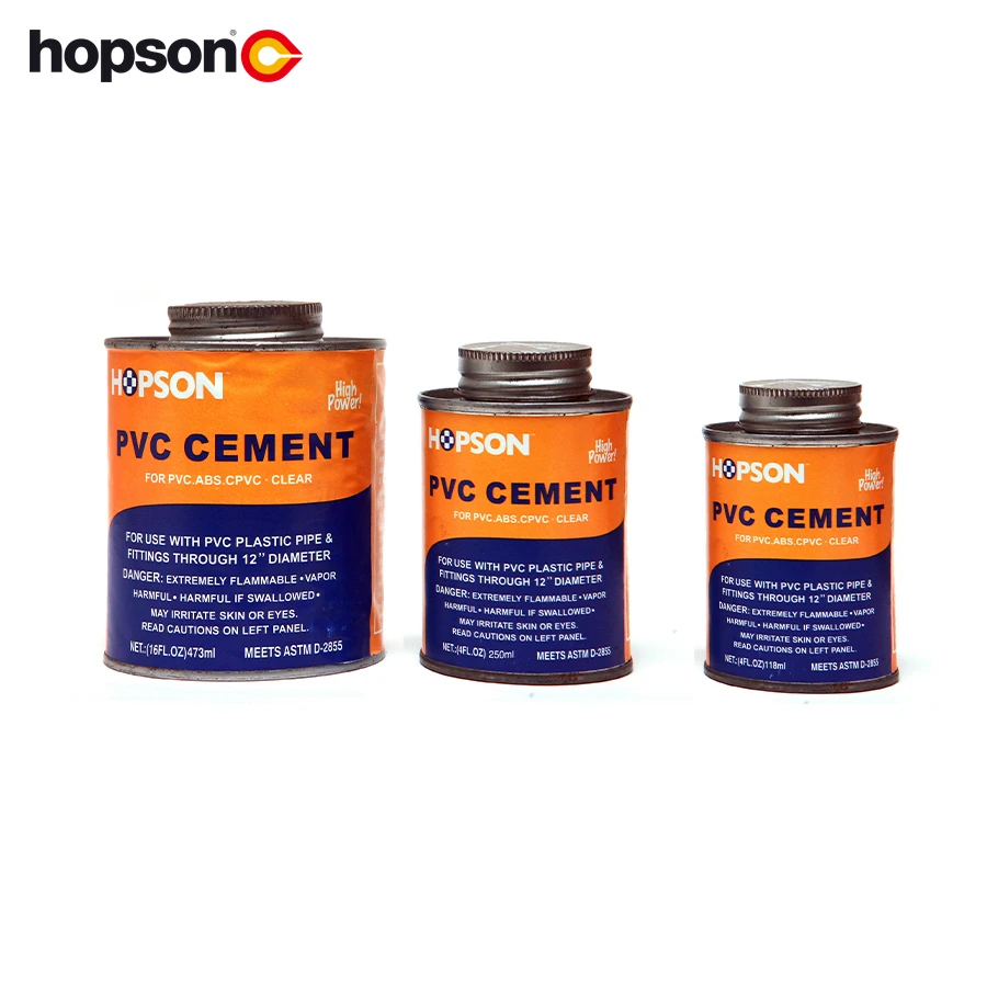 Glue Pipe Solvent PVC Plastic Cement - Double Component Adhesives