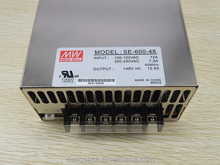 Mw Se-600-48 Mean Well Original - Buy Se-600-48,Se-600-48 Mean Well,Mw ...