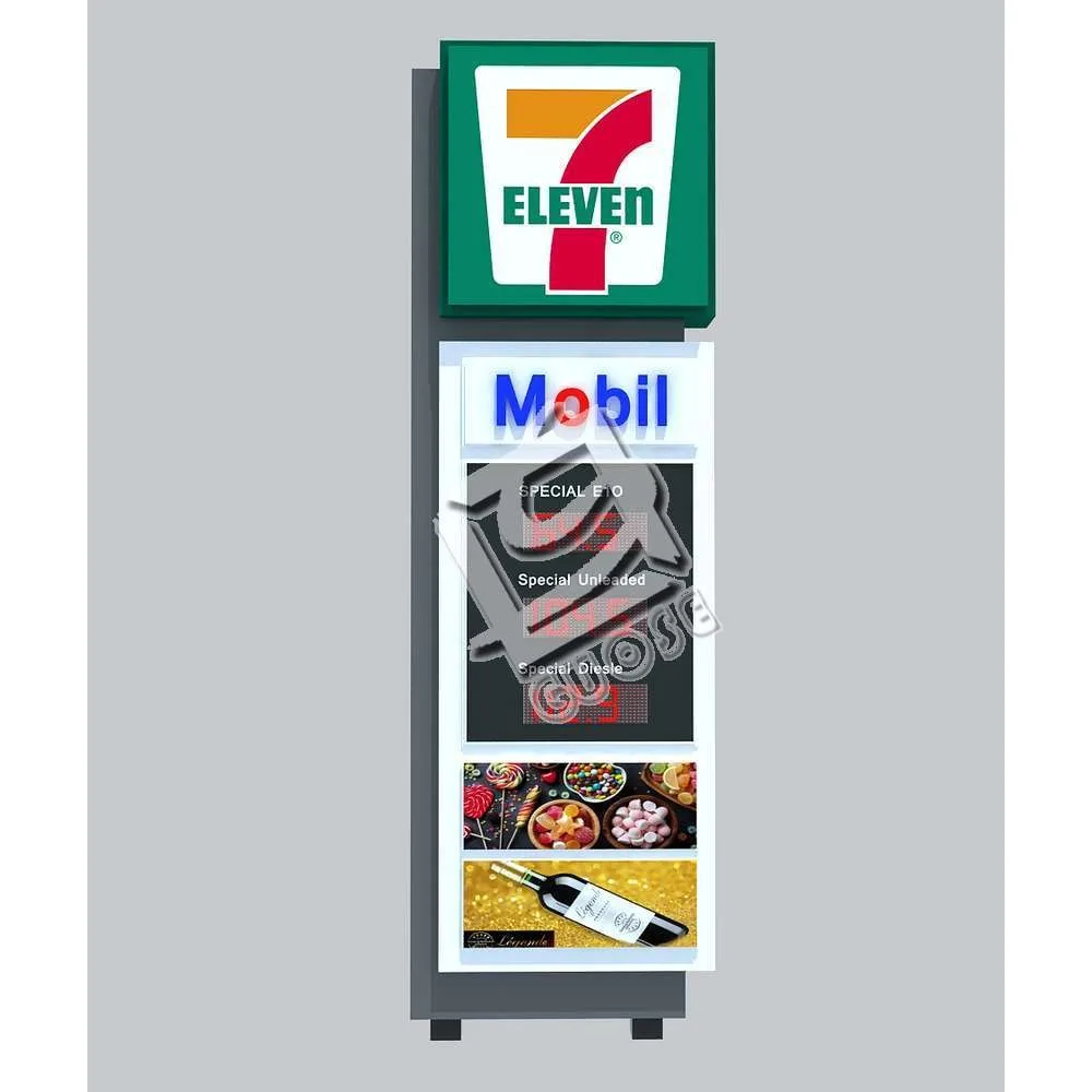 Petrol Price Board Gas Station Digital Signage Led Pylon Sign - Buy ...