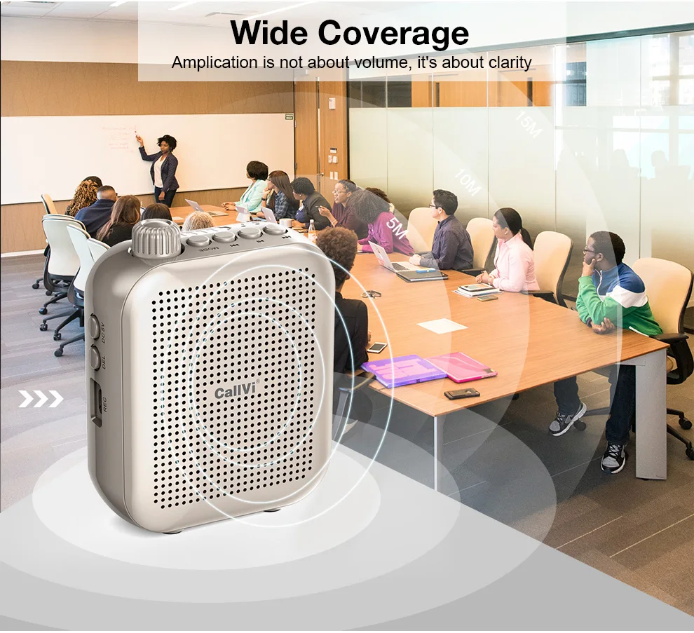 Callvi V-805 Portable Bluetooth Classroom Microphone