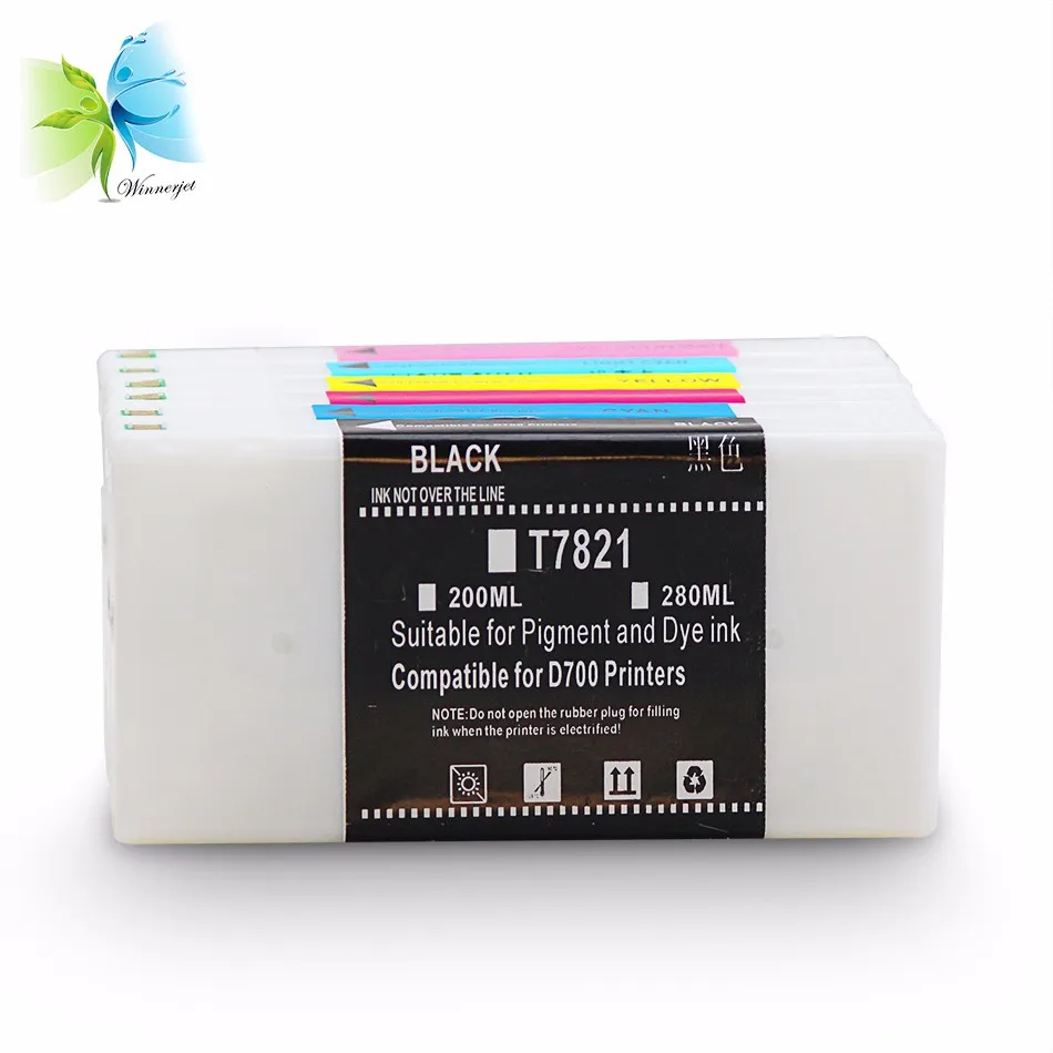 200ml 6 Colors For Epson T7821-t7826 For Epson Surelab D700 Printer Ink ...