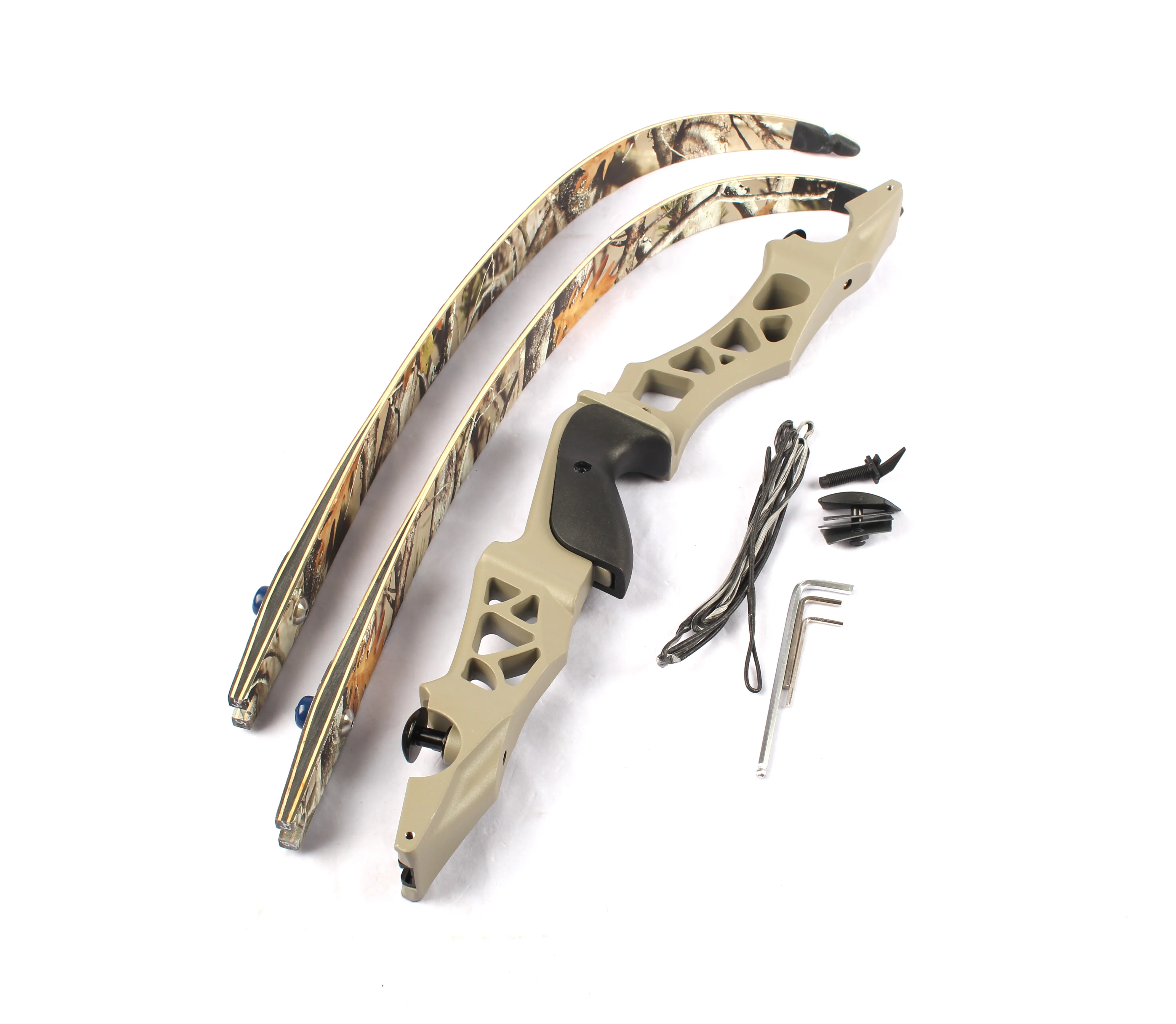 Junxing Archery F166 - Hunting Recurve Bow with Fiberglass Limbs