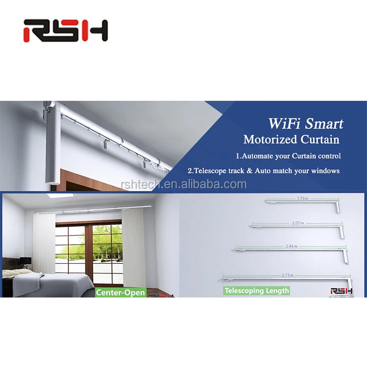 High Quality Electronic Electric Smart Curtains For Home,Hotel,Office ...