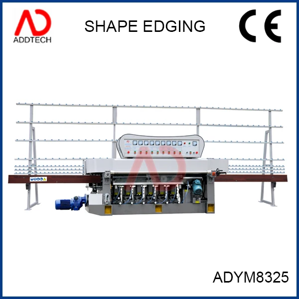 10 Motors Glass 45 Degree Miter Edging Grind Machine